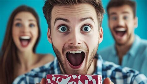 A Man With His Mouth Open And His Mouth Open Premium Ai Generated Image