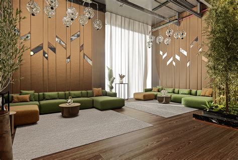 3d Architectural Interior Walk Through Cafe Area 7 Images Behance