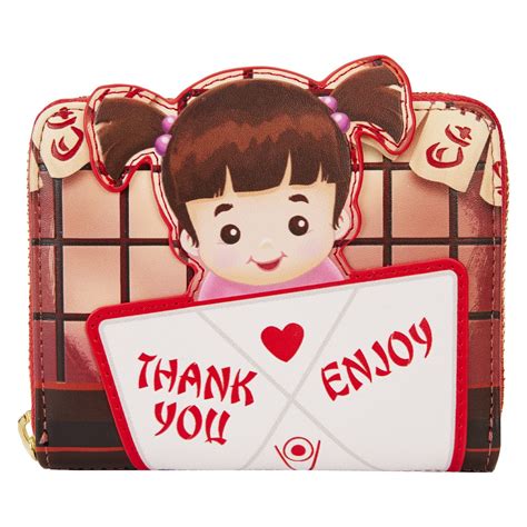 Loungefly Disney Pixar Monsters Inc Boo Takeout Zip Around Wallet 707