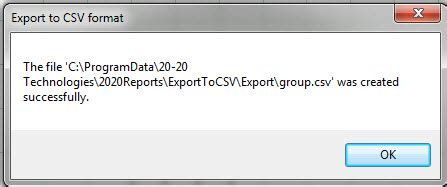 Export To CSV Design