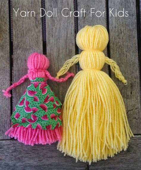 How To Make A Yarn Doll Easy Yarn Doll Tutorial Yarn Dolls Yarn