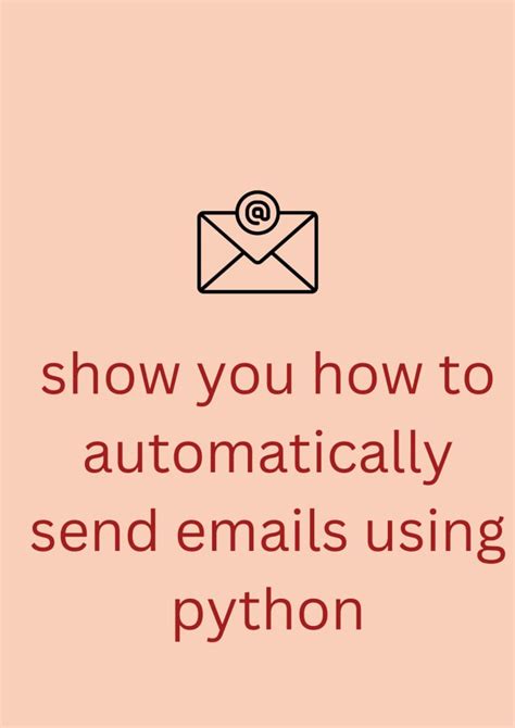 Show You How To Automatically Send Emails Using Python By Jiyasharmajiyas Fiverr