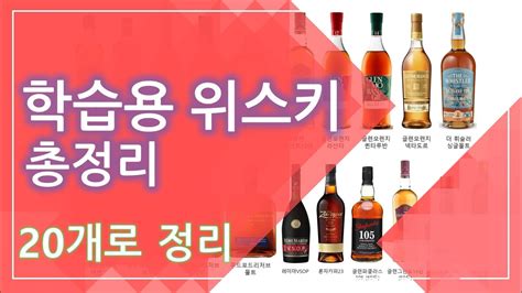 위스키 인포그래픽 학습용 위스키를 총정리해주는 영상자료 Youtube