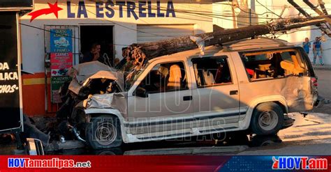 Hoy Tamaulipas Accidente En Tamaulipas Tres Lesionados Y Corte De