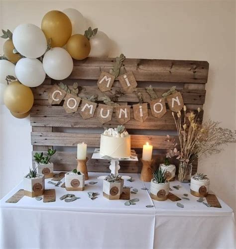 Ideas creativas para la decoración de comuniones