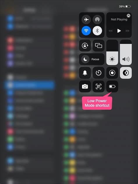 Ways To Turn On Low Power Mode In IPadOS On IPad