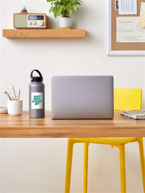 Adapt React Readapt Apt Michael Scott The Office Quote Sticker For Adapt React Readapt Apt Michael Scott The Office Quote Sticker For