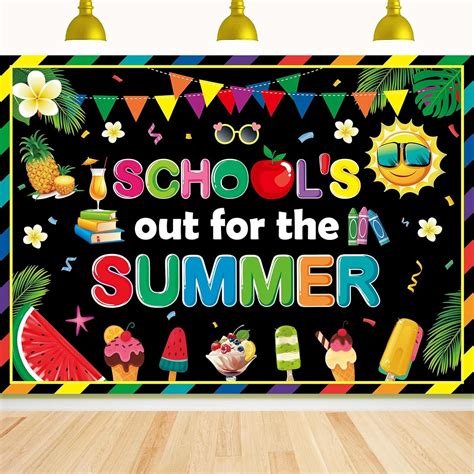 Schools Out For The Summer Backdropend Of School Year Backdrop Summer