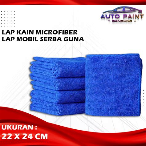 Jual Lap Kain Microfiber Lap Mobil Serbaguna 22 X 24 Cm Shopee Indonesia