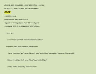 Object Oriented Java Programming Code PPT