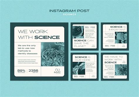 Free Psd Flat Design Science Template