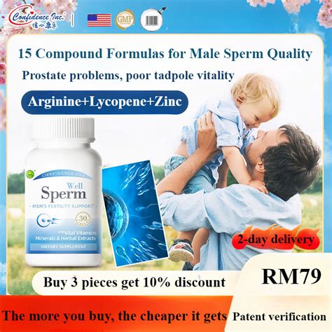 Cfd Sperm Motility Mens Health Formula Selenium Vitamin B12 D3 B6 E