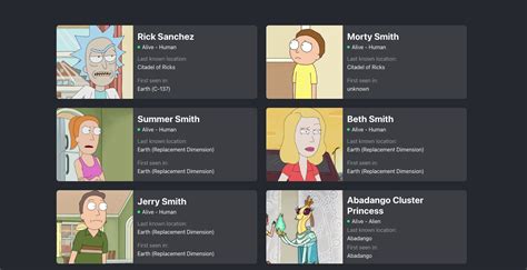 Rick And Morty Codesandbox