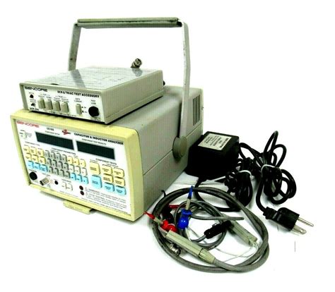Used Sencore Lc103 Capacitor And Inductive Analyzer With Scr250 Tester