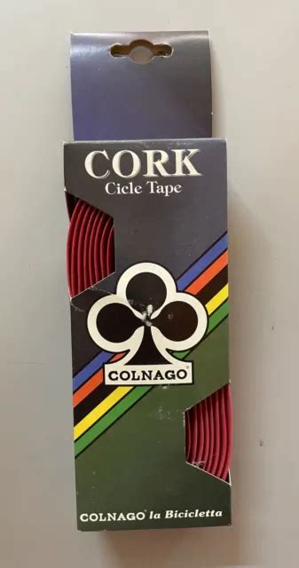 RUBAN ADHÉSIF GUIDON Vélo de Course Colnago Cork Cicle Tape Rouge Road