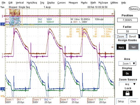 Igbt Ic Waveforms For The 4 Igbts In A Single Phase Of The Sns Hvcm Download Scientific Diagram