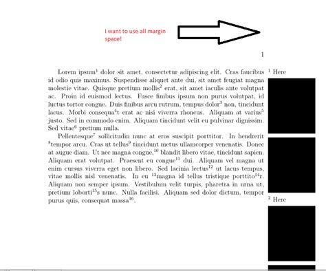 floats side notes adjust options can i liberate all the margin for