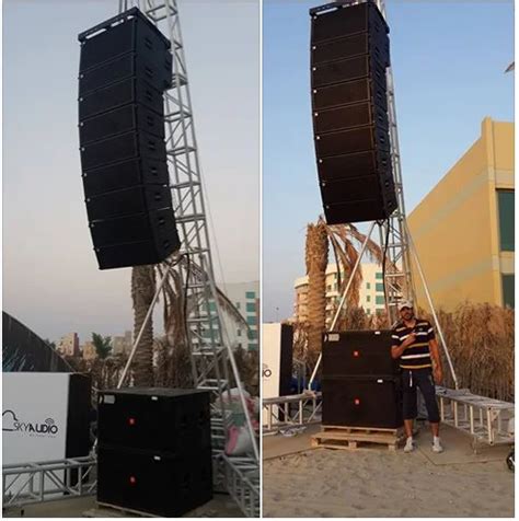 Big Outdoor Sound System Cvr Line Array Sound And Light Truss System 5000 People Sound System
