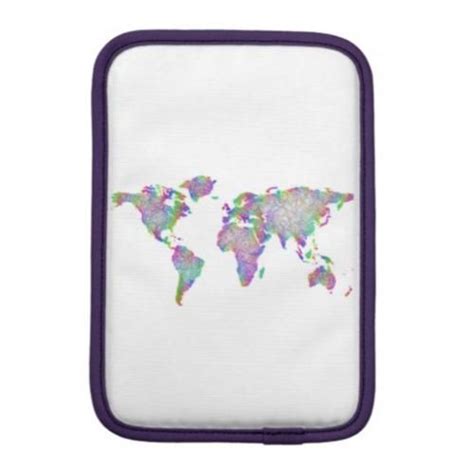 World Map Sleeve For Ipad Mini 50 80 World Map World Map Map Of The World Earth