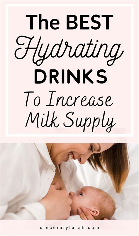 Most Hydrating Drinks For Breastfeeding Moms To Increase Breast Milk
