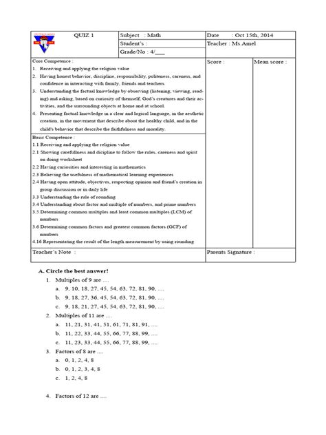 Quiz 1 Pdf