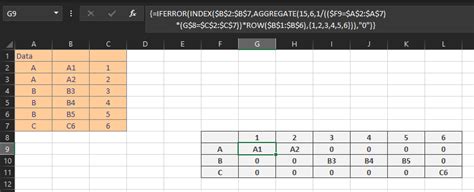 Worksheet Function I Want Repositionreorganize A Set Of Data In