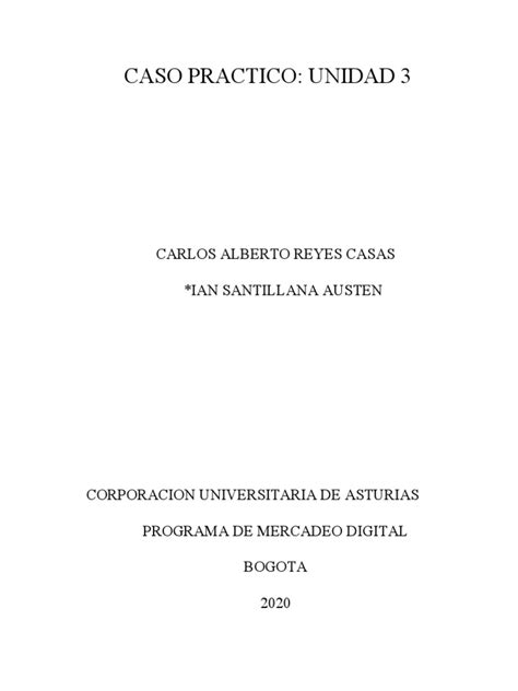 Trabajo Unidad 3 Fundamentos De Mercadeo 2 Pdf Marketing Publicidad