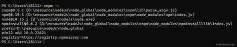 万事起头难：完整步骤带你学会node js环境配置 用管理员程序执行 nodejs bat 命令行文件配置 node 运行环境 csdn博客