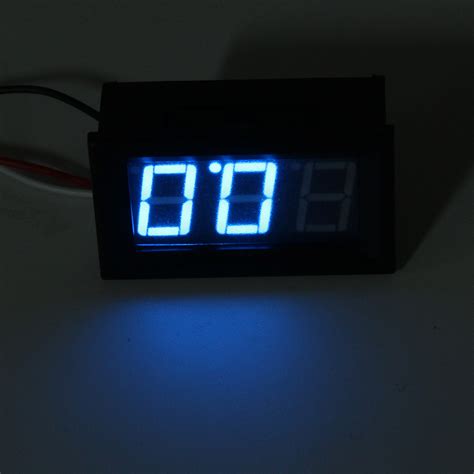 Dc V Blue Led Digital Mini Voltmeter Gauge Voltage Panel Meter Sale Banggood