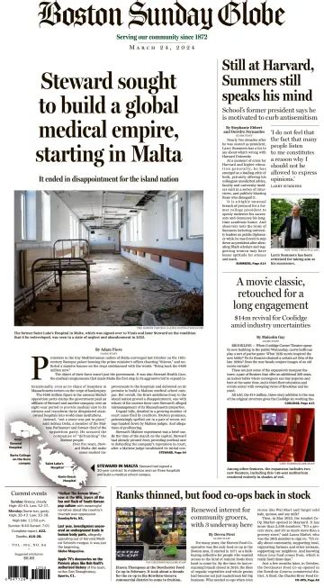 Boston Sunday Globe Newspaper Subscription Pressreader