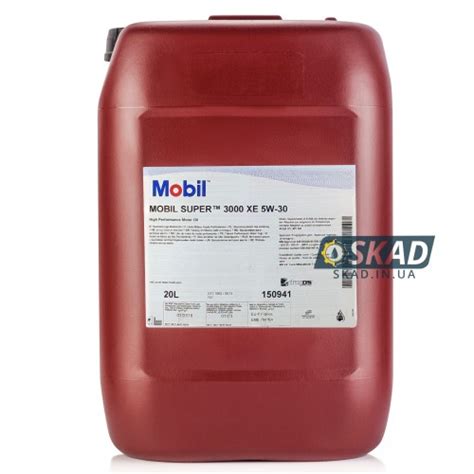 Mobil Super 3000 XE 5W-30 20л 150941 моторное масло: купить автомасло в ...