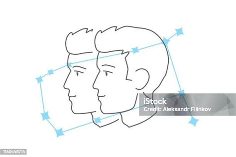 Zodiak Tanda Gemini Ikon Garis Ilustrasi Elemen Sederhana Pisces