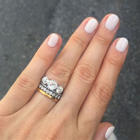 Pin By Glenda Chao On Diamond Resetting Inspo Mixed Metal Wedding