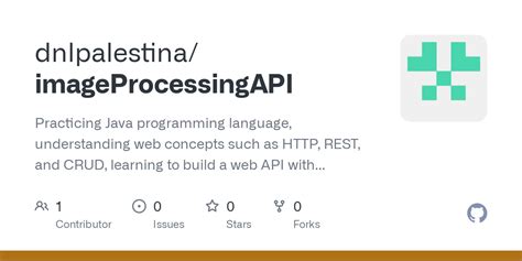 Github Dnlpalestinaimageprocessingapi Practicing Java Programming