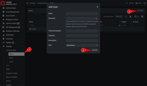 319 User Management — Asgard Management Center V3 Manual Documentation
