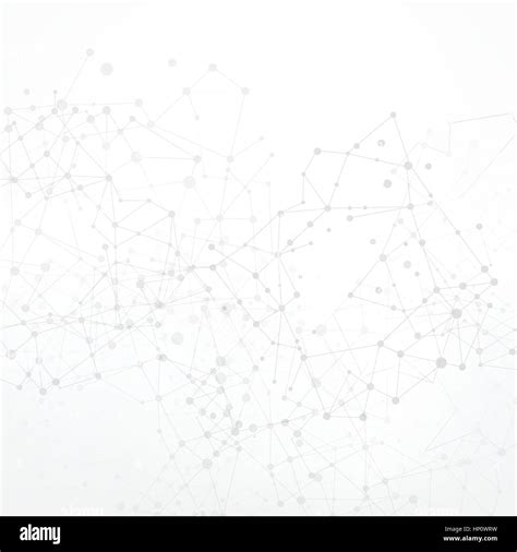 Abstract Background Network Connect Concept With Dot And Link Line Element Vector Illustration