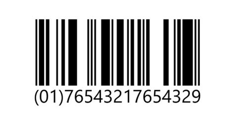 Linear Bar Code Template Barcode Pattern Vector Image