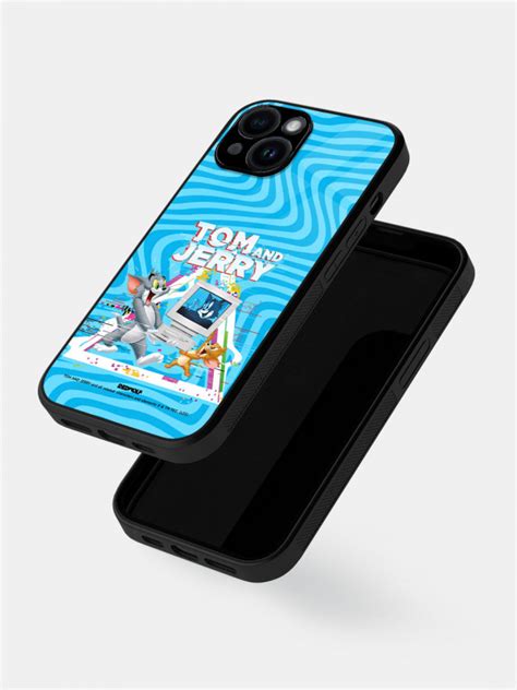 Tandj Glitch Tom And Jerry Official Mobile Cover Redwolf