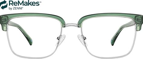 Green Browline Glasses 1915624 Zenni Optical Canada