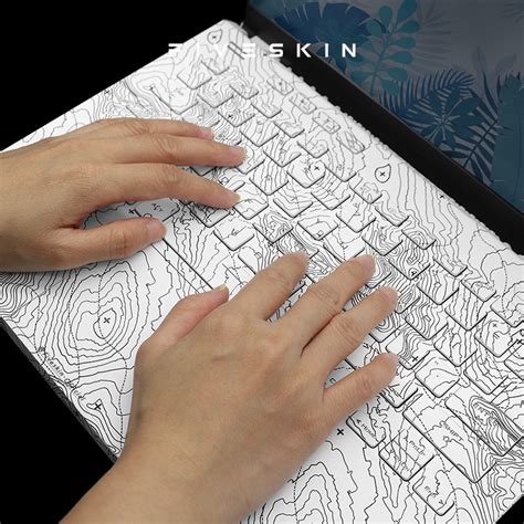 Miếng Dán Skin Decal Laptop Asus Rog Zephyrus G14 2022 X White Map