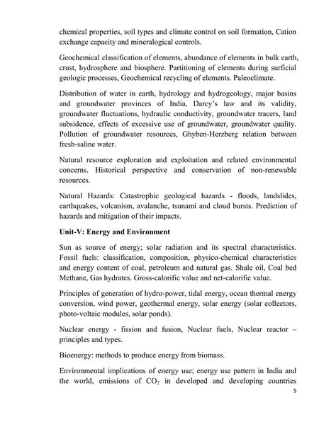 Nta Ugc Net Jrf 89 Environmental Science New Updated Syllabus Pdf