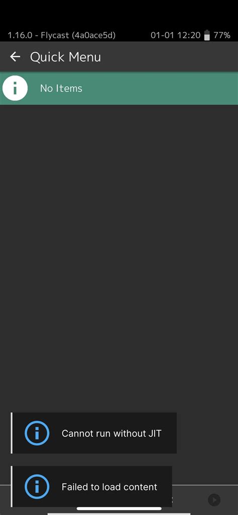 Jit Error On Flycast Using Ra Ios Version Rretroarch