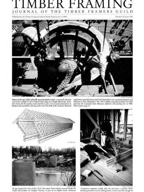 Timber Framing Timber Framers Guild