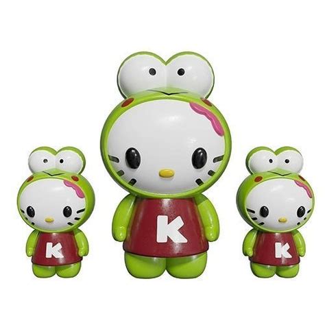 3d Model Hallo Kitty Frog Keroppi Vr Ar Low Poly Cgtrader