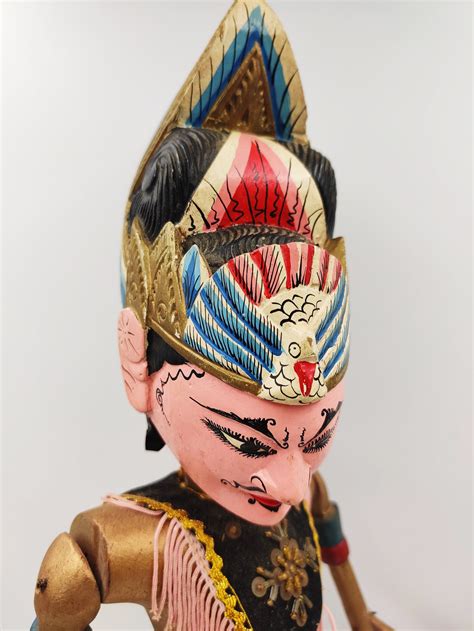 Cm JAVANESE ROD PUPPET Rare Antique Javanese Wayang Golek Etsy