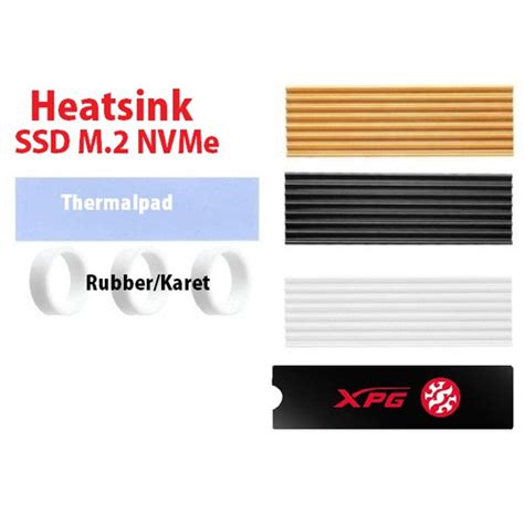 Jual Heatsink Cooler Pendingin SSD NVMe M 2 Laptop Notebook PC Gold