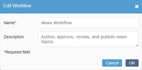 Configuring Workflow Settings Configuring Workflow Settings