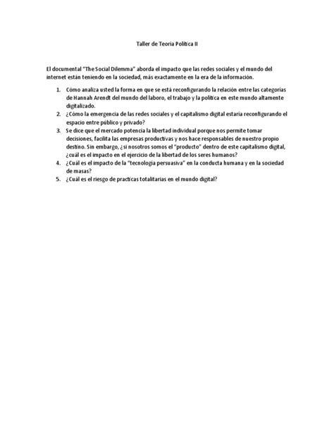 Social Dilemma Pdf