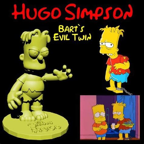 Hugo Simpson Barts Evil Twin 3d Print Model Download Free