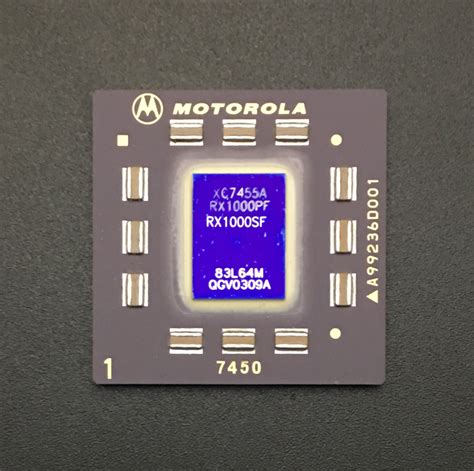 Motorola Powerpc G4 Cpu Xc7455a Rx1000pf Sf Processor 1000mhz 1 0ghz